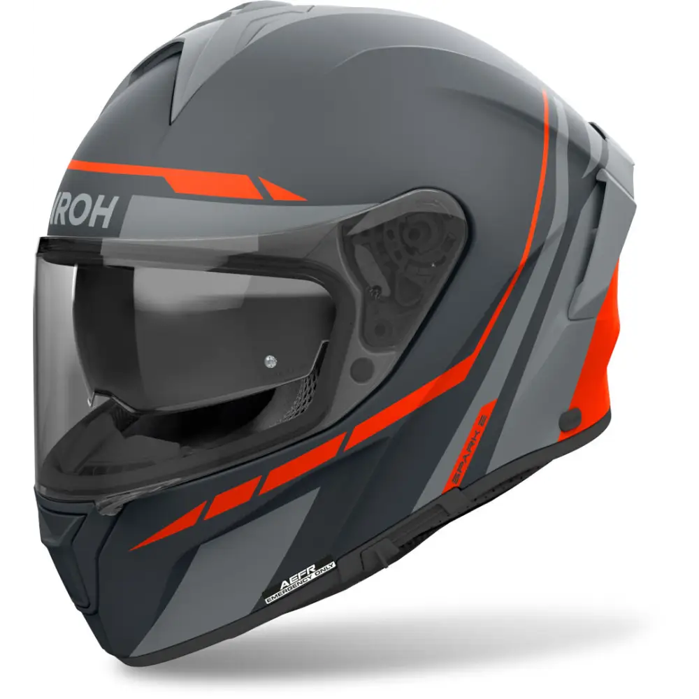 Casco Airoh Spark 2 Spinner Orange Matt | Moto-Rad® México 🇲🇽
