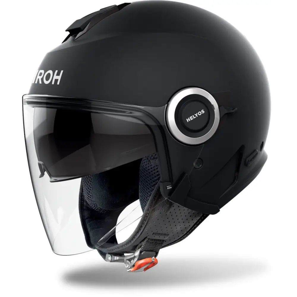Casco Jet Airoh Helios Color 06, Black Matt | Moto-Rad® México 🇲🇽